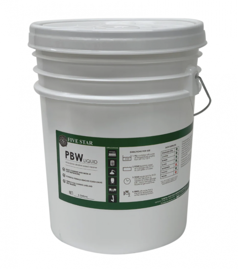 PBW Liquid - 5 Gallon Bucket SPECIAL ORDER - $219.99 - Quirky Homebrew ...