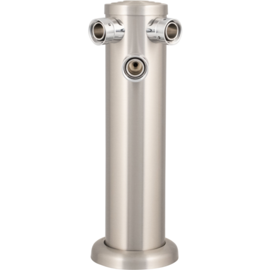 KOMOS® 3-Tap Brushed Stainless Draft Tower Kit (Without Faucets) - $104 ...